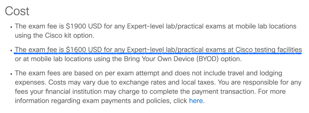 【最新】CCNA, CCNP, CCIEの受験料って高い？値上げしてる？改定された？